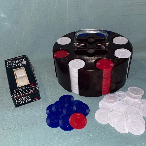 BAKELITE | Games | Vintage Brown Bakelite Poker Chip Caddy Chips ...